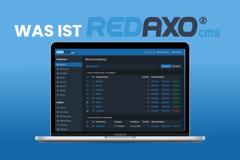 Redaxo CMS: Open-Source CMS für jeden Bedarf