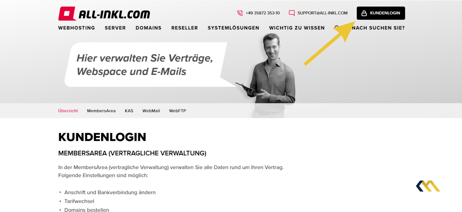 Domainweiterleitung bei all-inkl.com einrichten