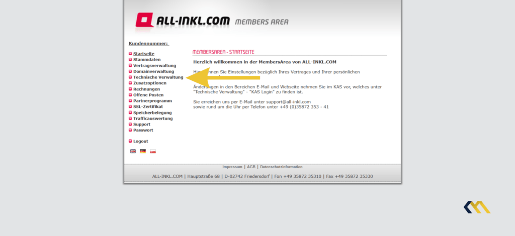 Domainweiterleitung bei all-inkl.com einrichten