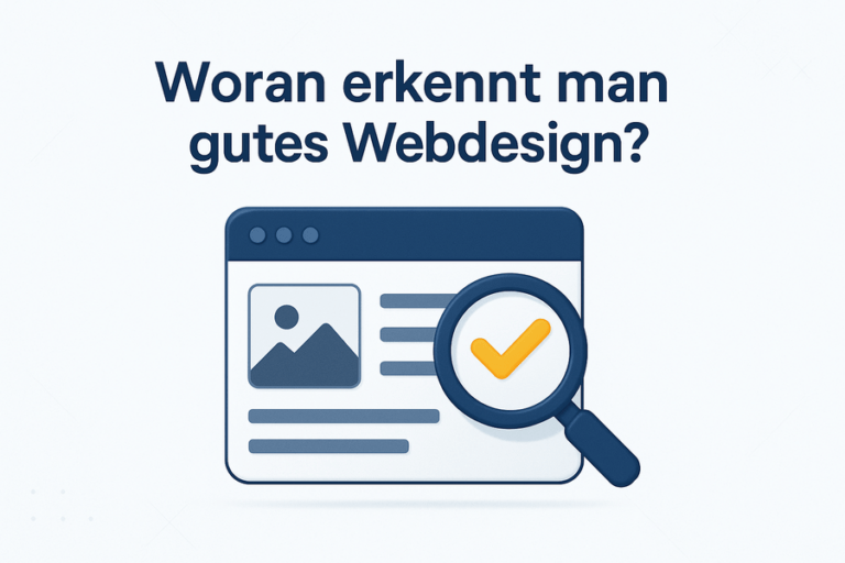 Woran erkennt man gutes Webdesign?